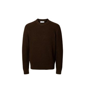 Selected Pull col rond en coton