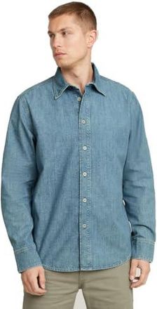 G-Star G-Star Homme Chemise Regular Denim, Bleu (faded breeze D25518-D953-H167), L
