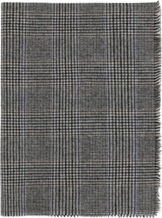 Brunello Cucinelli Karierter Wollschal - - Accessories - Damen - Grau - ONE SIZE