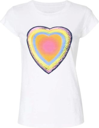 Zadig&Voltaire Femme, Tops, Blanc, Taille: 40 FR Skinny Disco T-Shirt