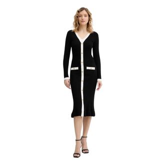 Guess Laurel Dress - Femme - Robes - Noir - Taille: 36 FR