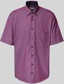 Eterna Comfort Fit Kurzarmhemd mit Knopfleiste