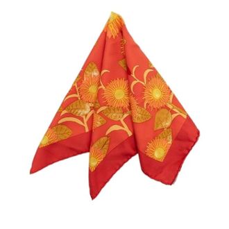Herm&egrave;s Pre-owned Tourne Sols Handkerchief - - Pre-owned - Damen - Orange - ONE SIZE