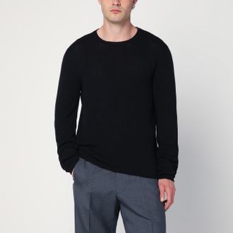 Prada Blauer Kaschmirpullover