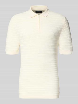 Mc Neal Regular Fit Poloshirt mit kurzem Rei&szlig;verschluss