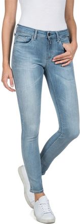 Replay Damen Jeans Luzien Skinny-Fit Hyperflex mit Stretch, Medium Blue 009 (Blau), 27W / 32L