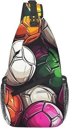 Generic Sac &agrave; bandouli&egrave;re color&eacute; de basket-ball, de football, sac &agrave; bandouli&egrave;re de voyage, sac &agrave; dos &agrave; bandouli&egrave;re pour homme, sac &agrave; dos de randonn&eacute;e