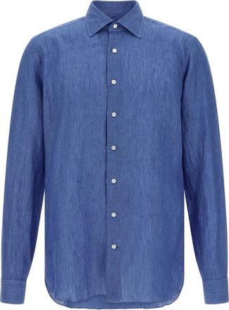 Borriello Homme, Chemises, Bleu, Taille: L Nigel Shirt