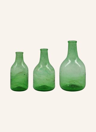House Doctor House Doctor 3er-Set Vasen Hdplea gruen