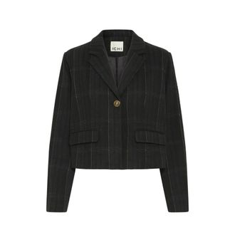 Ichi Ihkate Woolley Bl Jakker 20124665 - - Jackets - Damen - Schwarzk - 2XL