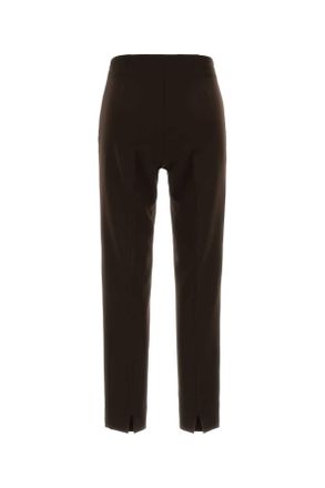 Pantaloni Torino Womens Dark Brown Stretch Polyester Gioia Pant Ciccolato Exterior: Elastane Pantaloni Trousers