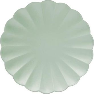 Ciao Italy Kompostierbare FSC Pappteller (Ø20cm), 8 Stück, mintgrün Durchmesser 20, 34739
