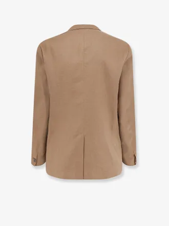 Hev&ograve; Mens Suit Galatina Brown Linen-Viscose Suits