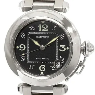 Cartier Pre-owned Rostfreier Stahl watches - - Pre-owned - Herren - Schwarzk - ONE SIZE