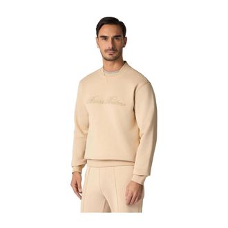 Brooks Brothers Baumwoll-Rundhals-Logo-Sweatshirt - - Sweatshirts & Hoodies - Herren - Beige - XL