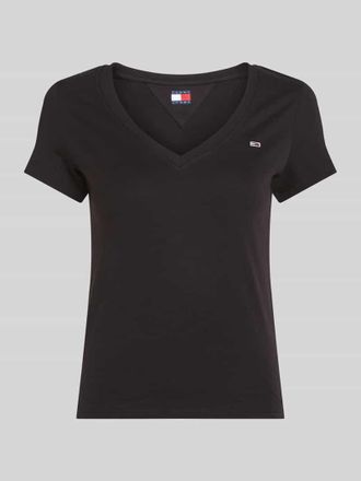 Tommy Jeans T-Shirt mit kleinem Logo-Detail