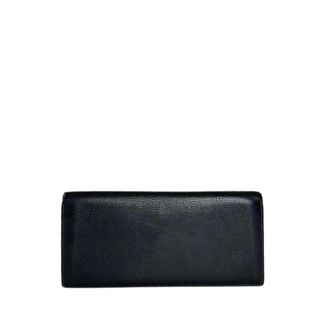 Loewe Portefeuille long en cuir grain&eacute; Pre-owned - Femme - Pre-owned - Noir - Taille: ONE Size