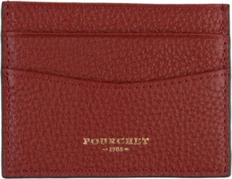 Pourchet Homme, Accessoires, Rouge, Taille: ONE Size Club Card Holder