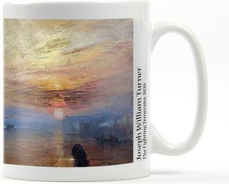 1art1 Joseph William Turner Die Kämpfende Temeraire, 1839 Foto-Tasse Kaffeetasse 9x8 cm