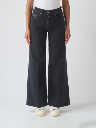 Diesel D-Akemi High-Waist Wide-Leg Jeans aus Stretch-Denim