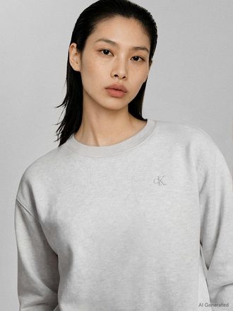 Calvin Klein Sweatshirt Relaxed fit mit Rundhalsausschnitt