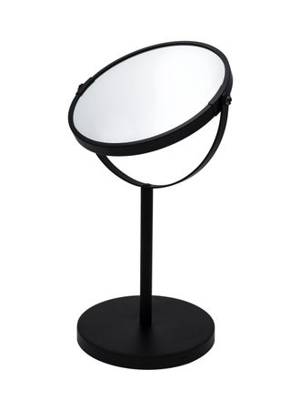 Ridder Ridder Schminkspiegel, Kosmetikspiegel, Standspiegel Pocahontas, 5X Vergr&ouml;&szlig;erung, schwarz ca. 18,5x34,5 cm