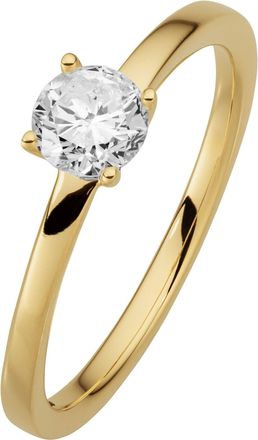 Orolino Ring 585/- Gelbgold 1 Brill. 0,50ct. wei&szlig;