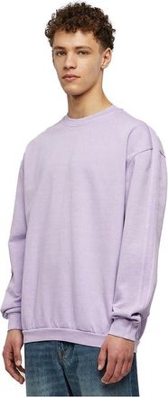 Urban Classics Herren Heavy Terry Garment Dye Crew 3XL Lilac