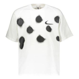 Nike Off White Kurzarm T-Shirt - - Sport - Herren - Wei&szlig; - S