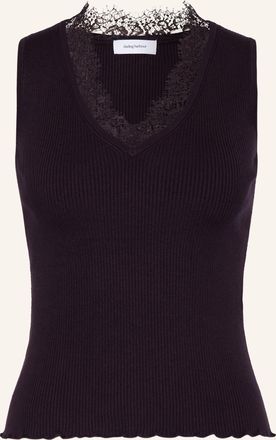 Darling Harbour Darling Harbour Stricktop Mit Spitze blau