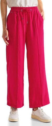 Street One Damen A376643 Culotte Mit Hohem Bund, Intense Berry, 36W / 30L EU