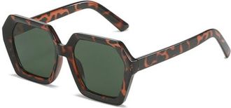 Generic Lunettes de soleil polygonales tendance pour femmes hommes surdimensionnés luxe hommes lunettes de soleil tendance femmes élégantes lunettes UV400, ta