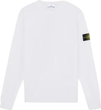 Stone Island Crewneck Sweatshirt - - Sweatshirts & Hoodies - Herren - Wei&szlig; - M