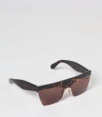 Alaia Rechteckige Sonnenbrille von aus Acetat mit Kroko-Muster