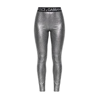 Dolce & Gabbana Leggings - - Trousers - Damen - Grau - S