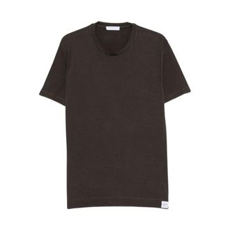 Daniele Fiesoli Baumwoll-T-Shirt - - Tops - Herren - Braun - 2XL