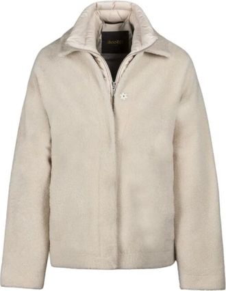 Moorer Femme, Vestes, Beige, Taille: 36 FR Cher-Mrs Jacket