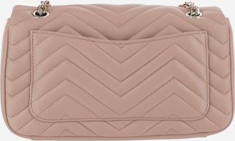 Gucci GG Marmont Nappa Leather Shoulder Bag - Beige
