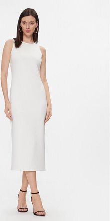 Max Mara Kleid für den Alltag Baccano 2416621027 Weiß Regular Fit