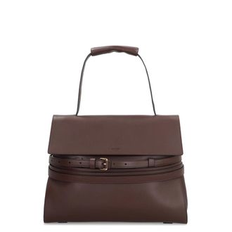 Moschino Femme, Sacs, Brun, Taille: ONE Size Tie Me Medium Handbag