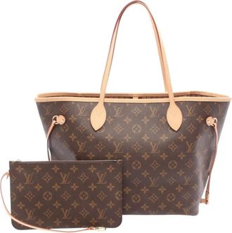 Louis Vuitton sac porté épaule Monogram Neverfull MM (2021-2025) - Marron