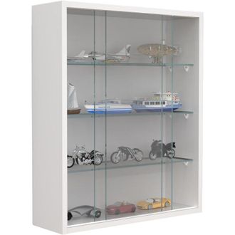VCM Vitrine murale Drivalo H. 60 x L. 50 x P. 15 cm Blanc