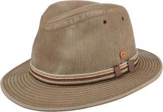 Mayser Menowin Outdoorhut Traveller Krempe UV-Schutz Kordelband Made in EU Herren Sommer beige 61 cm