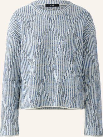 Oui Pullover blau