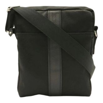 Herm&egrave;s Pre-owned Toile sacs-ports-paule - unisex - Pre-owned - Noir - Taille: ONE Size
