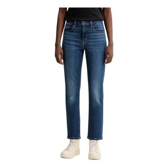 Levi's 724 High Rise Gerades Jeans - - Jeans - Damen - Blau - W30 L30