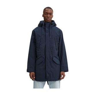 Timberland Parka fishtail imperm&eacute;able - Homme - Vestes - Bleu - Taille: S