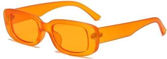 Generic Lunettes De Soleil &Agrave; Petite Monture For Hommes Et Femmes, Polyvalentes, For Vacances, F&ecirc;te, Plage, Conduite(Orange)