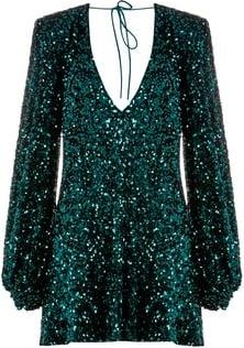 Rotate Robe longue &agrave; sequins