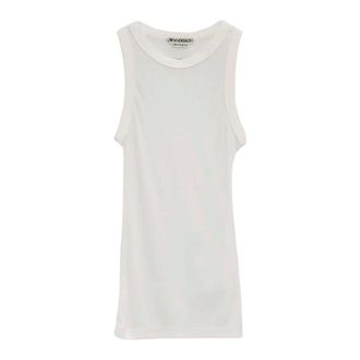 J.W.Anderson D&eacute;bardeur en maille transparente - Femme - Tops - Blanc - Taille: 38 FR
